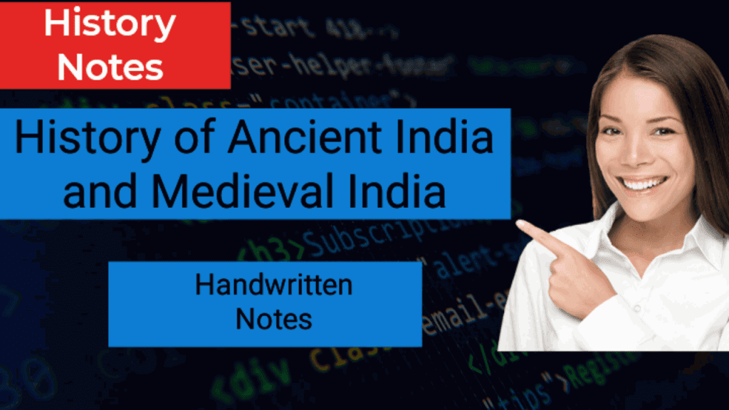 History of Ancient India and Medieval India Handwrriten Notes ...